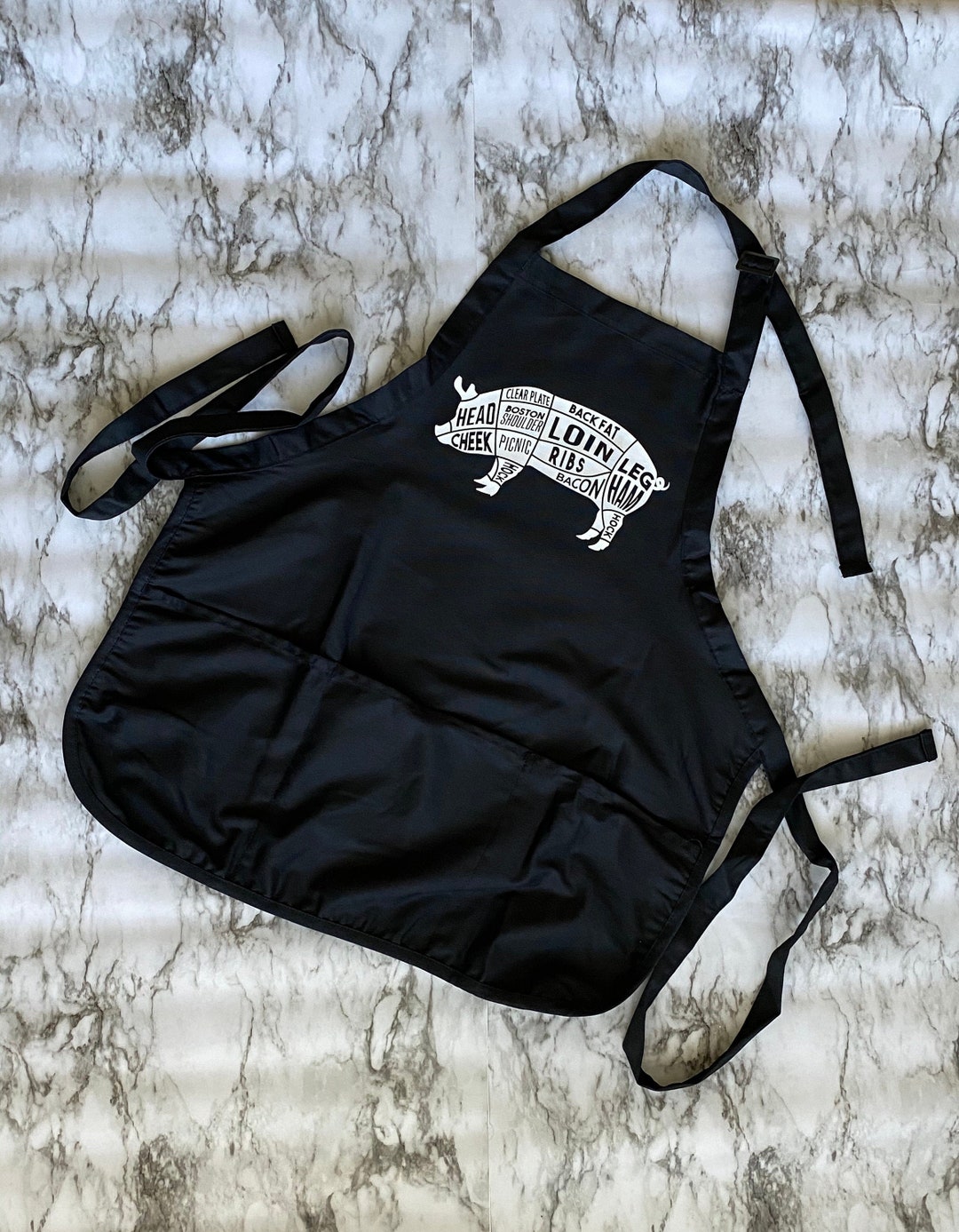 Meat Lover Butcher Cut Pig Apron Perfect Gift for Fathers Day - Etsy