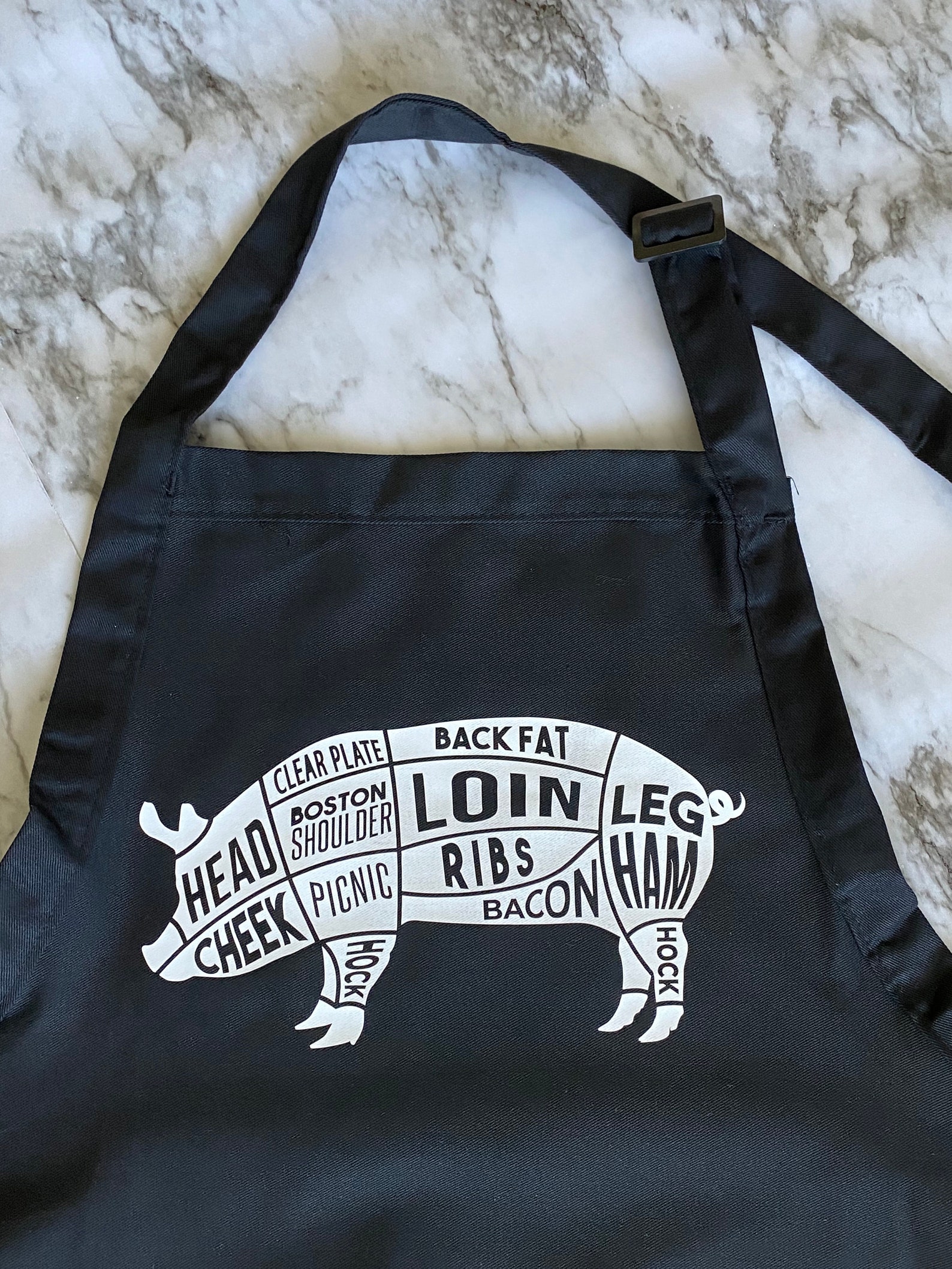 Meat Lover Butcher Cut Pig Apron Perfect Gift for Fathers Day | Etsy