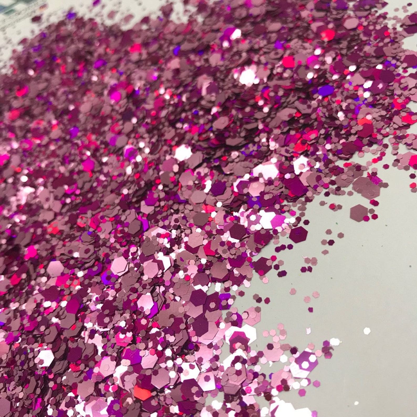 LIGHT & BRIGHT PINK Mix Glitter Festival Face Body Hair Nail - Etsy