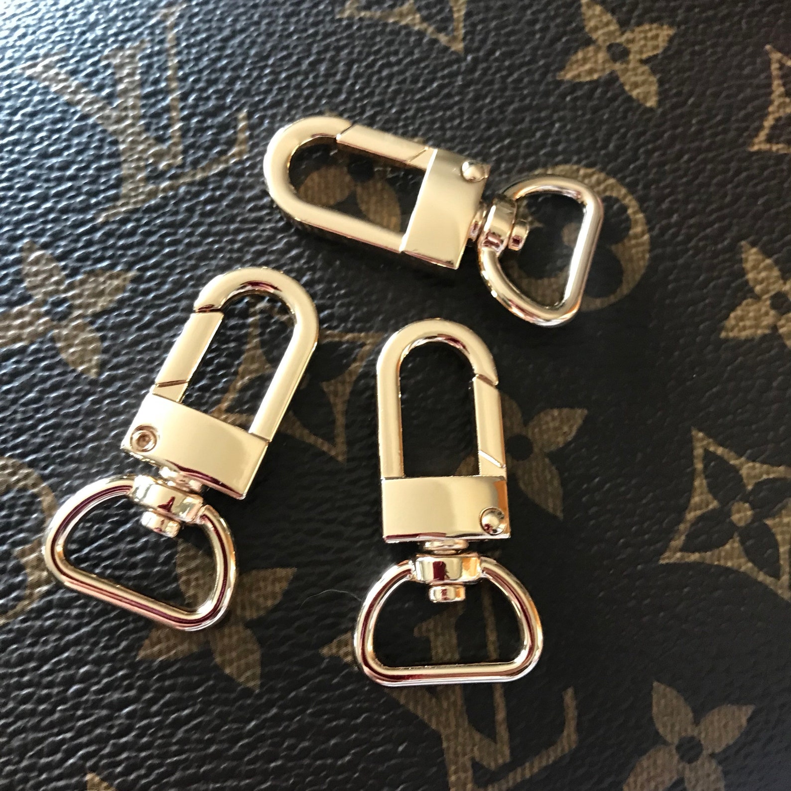 15mm GOLD Handbag HOOK for LUGGAGE Tag or Keyring Unbranded Gold ...