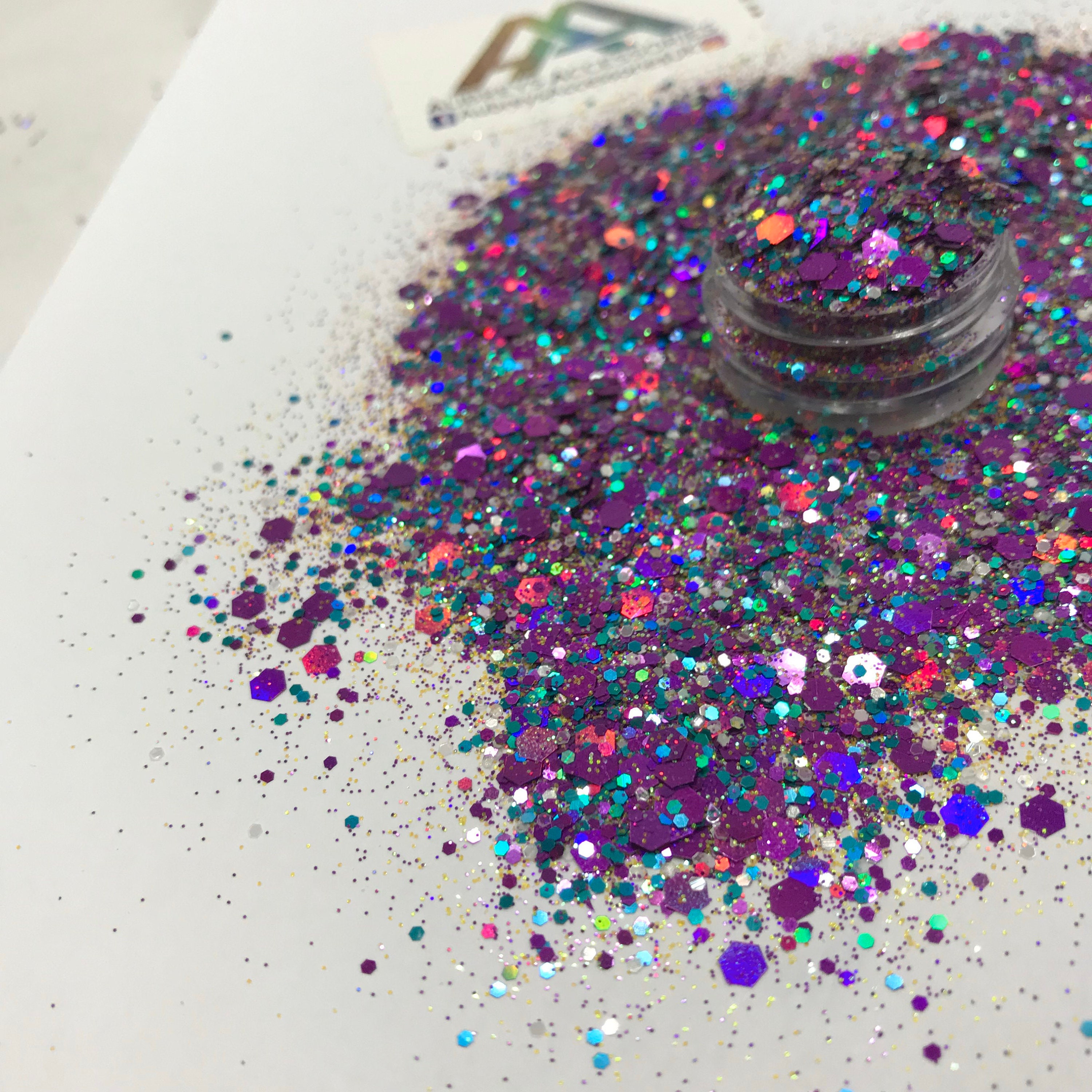 BLUE & PURPLE HOLOGRAPHIC Mixed Glitter Festival Face Body | Etsy