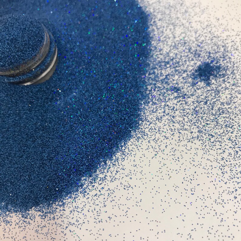 Royal BLUE FINE GLITTER Holographic Sparkly Nail Art Crafts Mua Tech ...