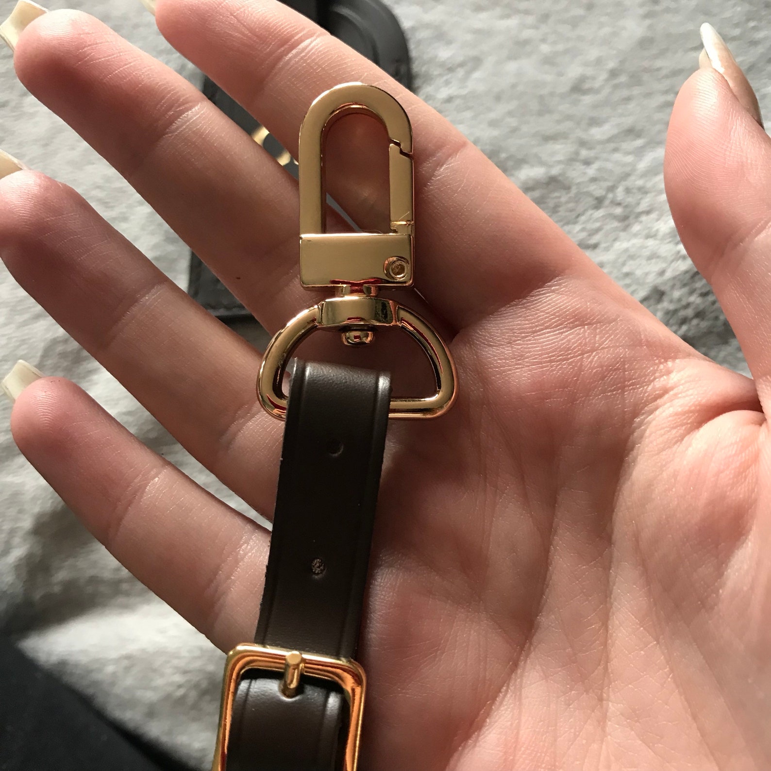 GOLD Handbag HOOK for LUGGAGE Tag or Keyring Unbranded Gold Lobster ...