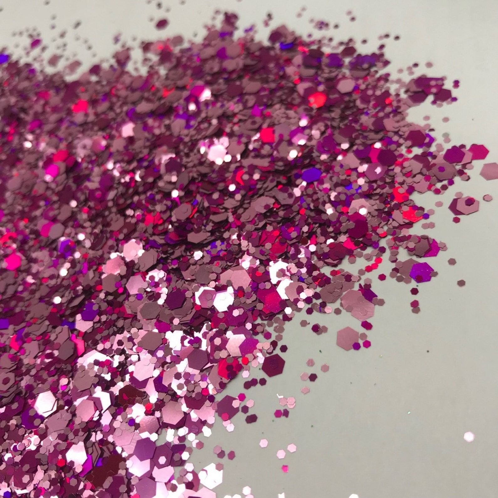 LIGHT & BRIGHT PINK Mix Glitter Festival Face Body Hair Nail | Etsy