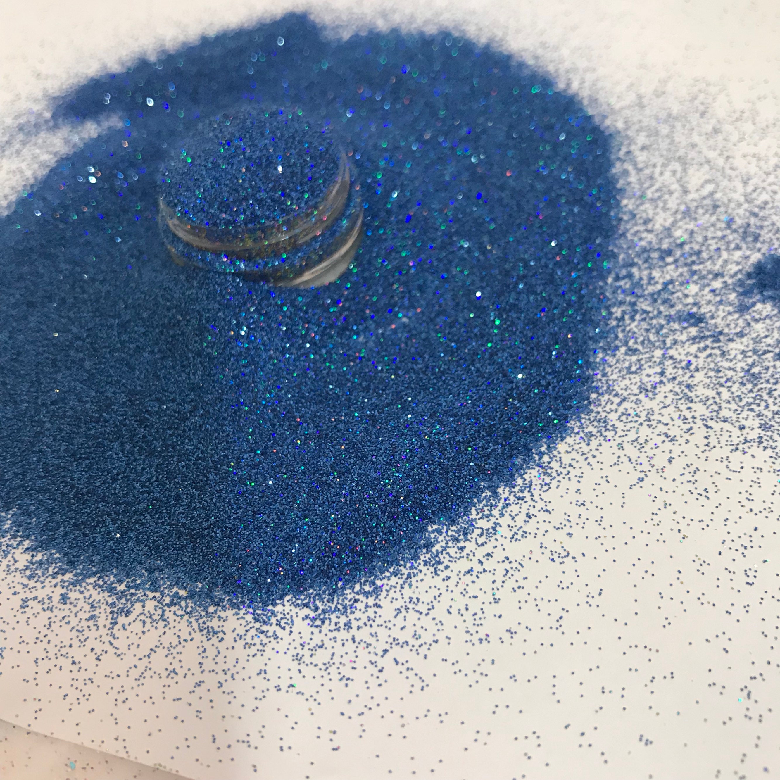 Royal BLUE FINE GLITTER Holographic Sparkly Nail Art Crafts Mua Tech ...