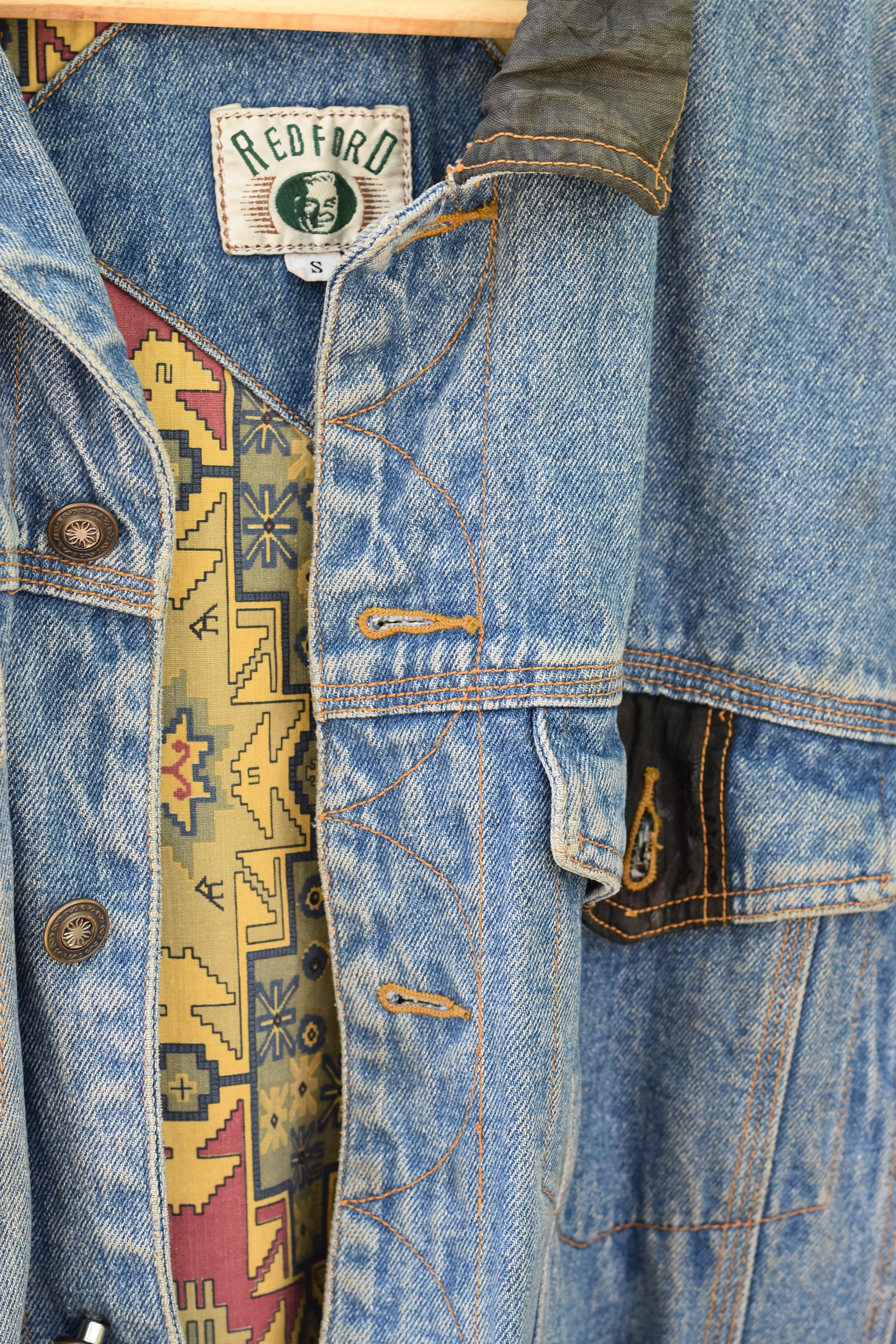 RARE Vintage Robert Redford 'sundance' Denim Jacket || Original ...