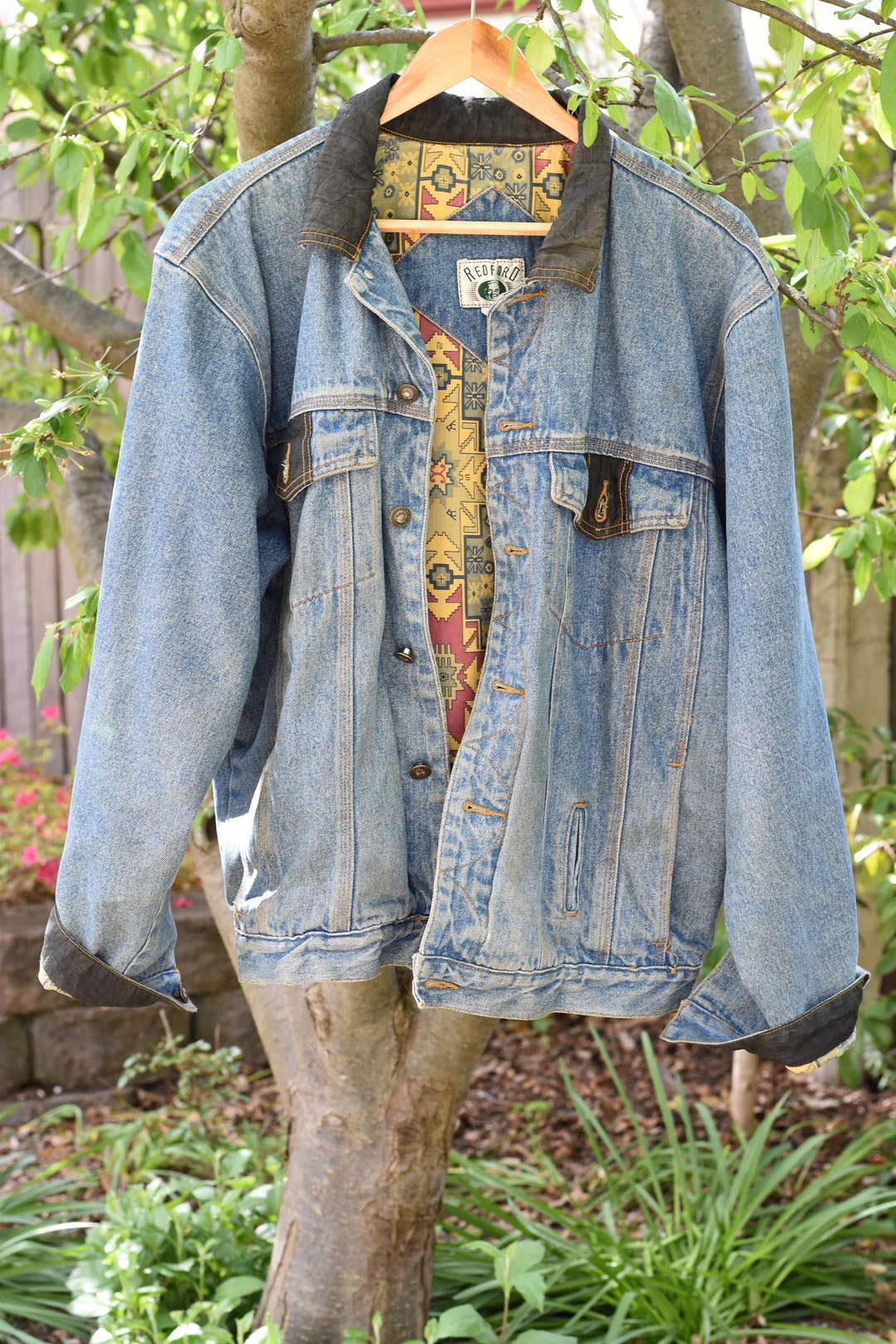 RARE Vintage Robert Redford 'sundance' Denim Jacket Original Sundance ...