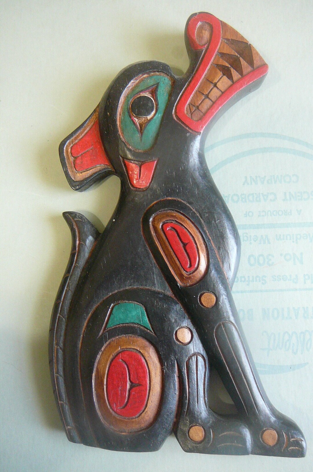 Lobo "wolf" Howling Northwest Native Design...hand Crafted....free ...