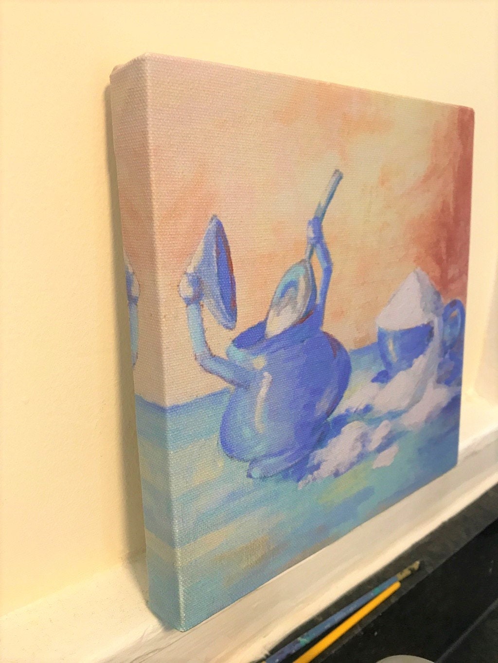 Merlin's Enchanted Sugar Pot Canvas Print - Etsy