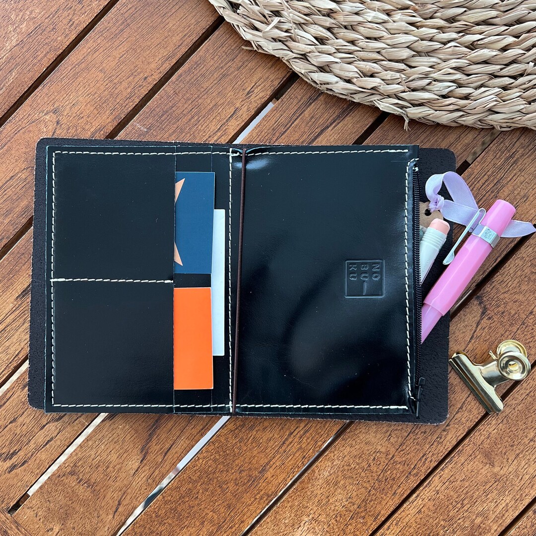 Travelers Notebook Wallet Insert, Leather Travelers Notebook, Travelers ...