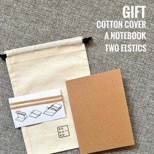 A5 Leather Notebook Cover Refillable, Cover in Black Leather A5 Size ...