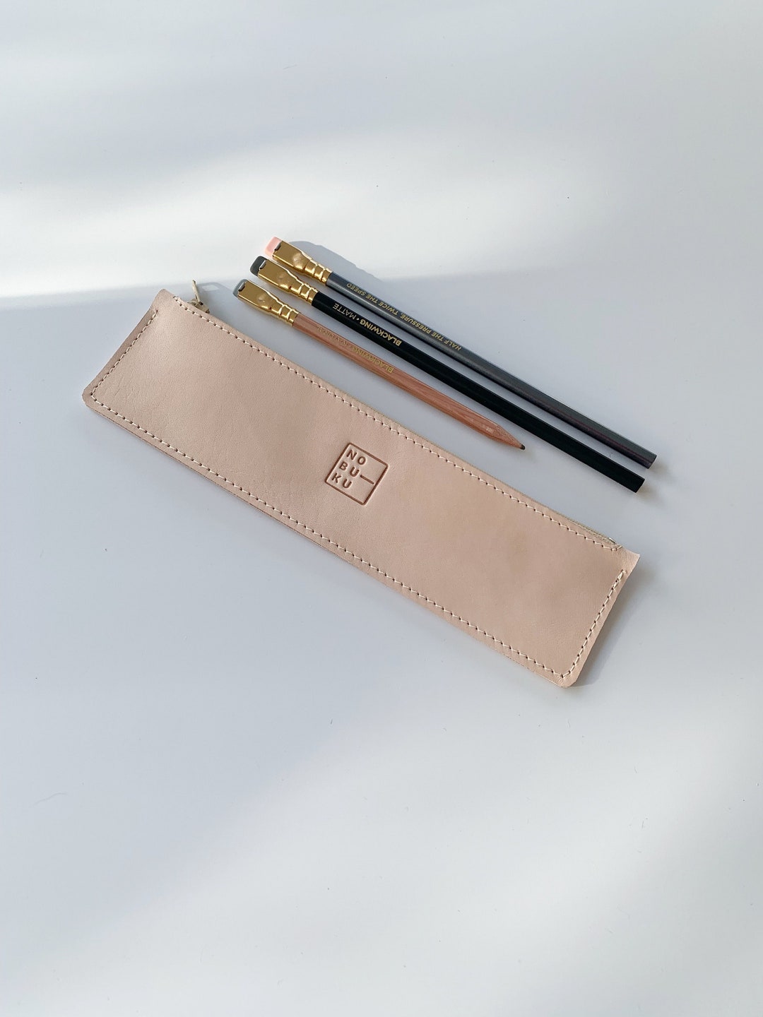 Blackwing Leather Pencil Case, Leather Pencil Pouch, Natural Leather ...