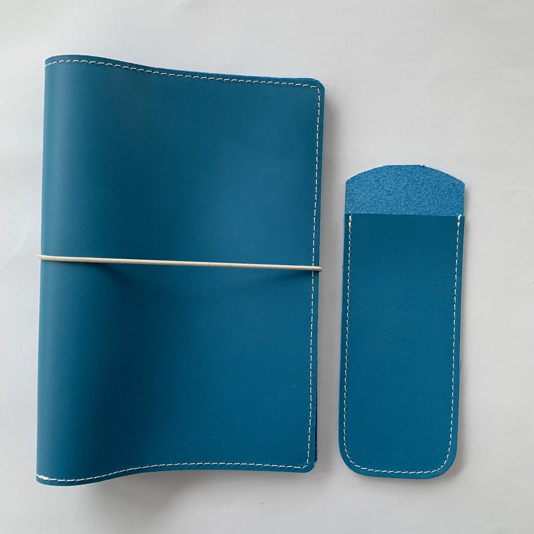Hobonichi B6 Leather Blue, We Make a Genuine Leather Case With Two ...