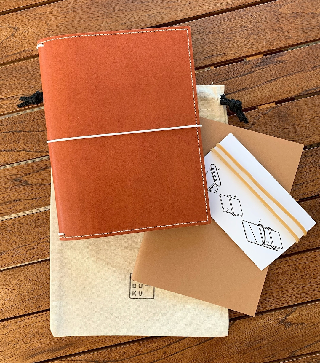 Travelers Notebook B6 Cover B6 Notebooks Beige B6 Planner - Etsy