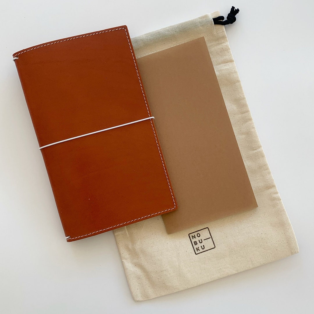 Brown Leather Travel Notebook is Standard Size Leather Cover - Etsy