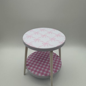 Miniature Diner Series Table Stand | 1:6 Scale Dollhouse Furniture | 3D ...