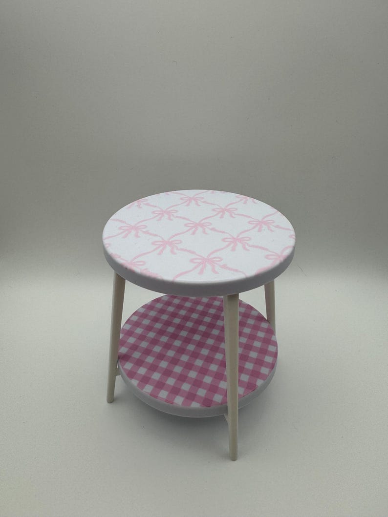 Miniature Diner Series Table Stand | 1:6 Scale Dollhouse Furniture | 3D ...