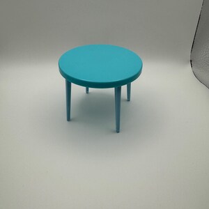 Miniature Diner Series Table Stand | 1:6 Scale Dollhouse Furniture | 3D ...