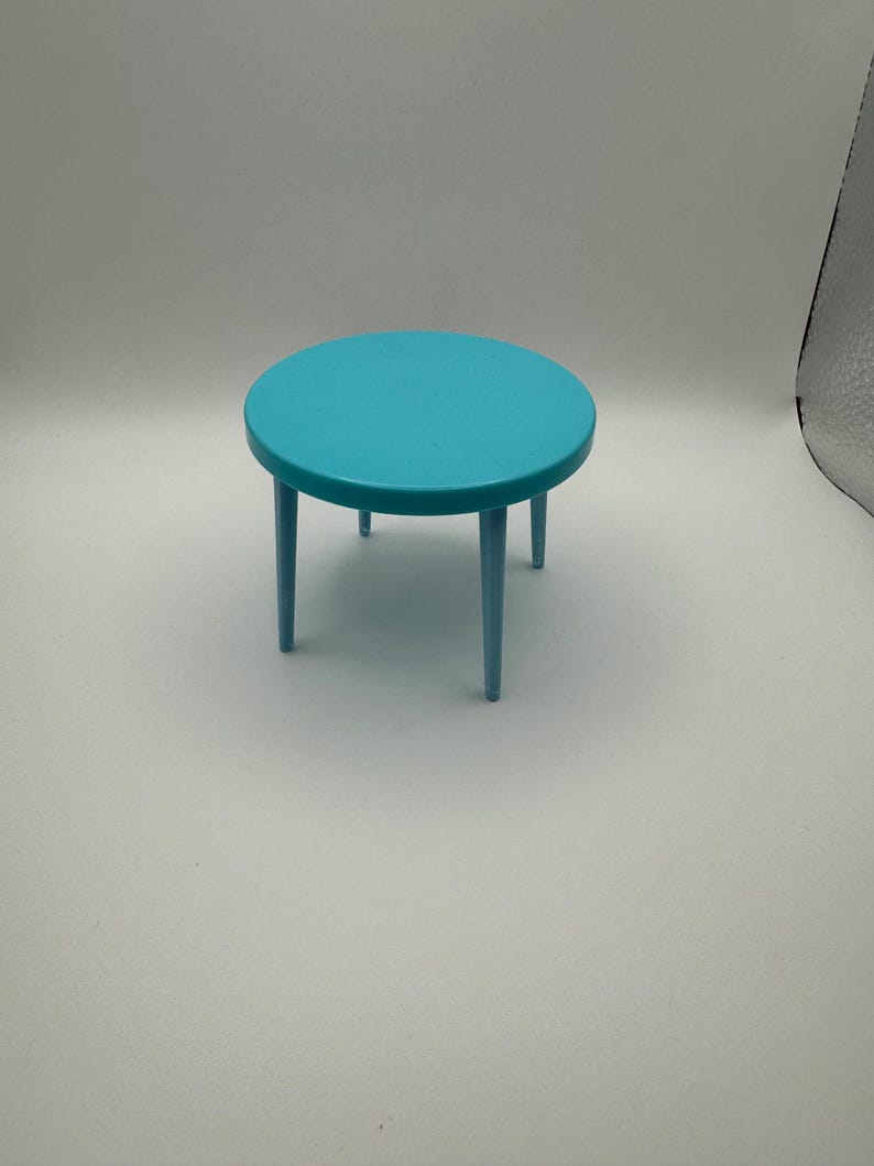 Miniature Diner Series Table Stand | 1:6 Scale Dollhouse Furniture | 3D ...