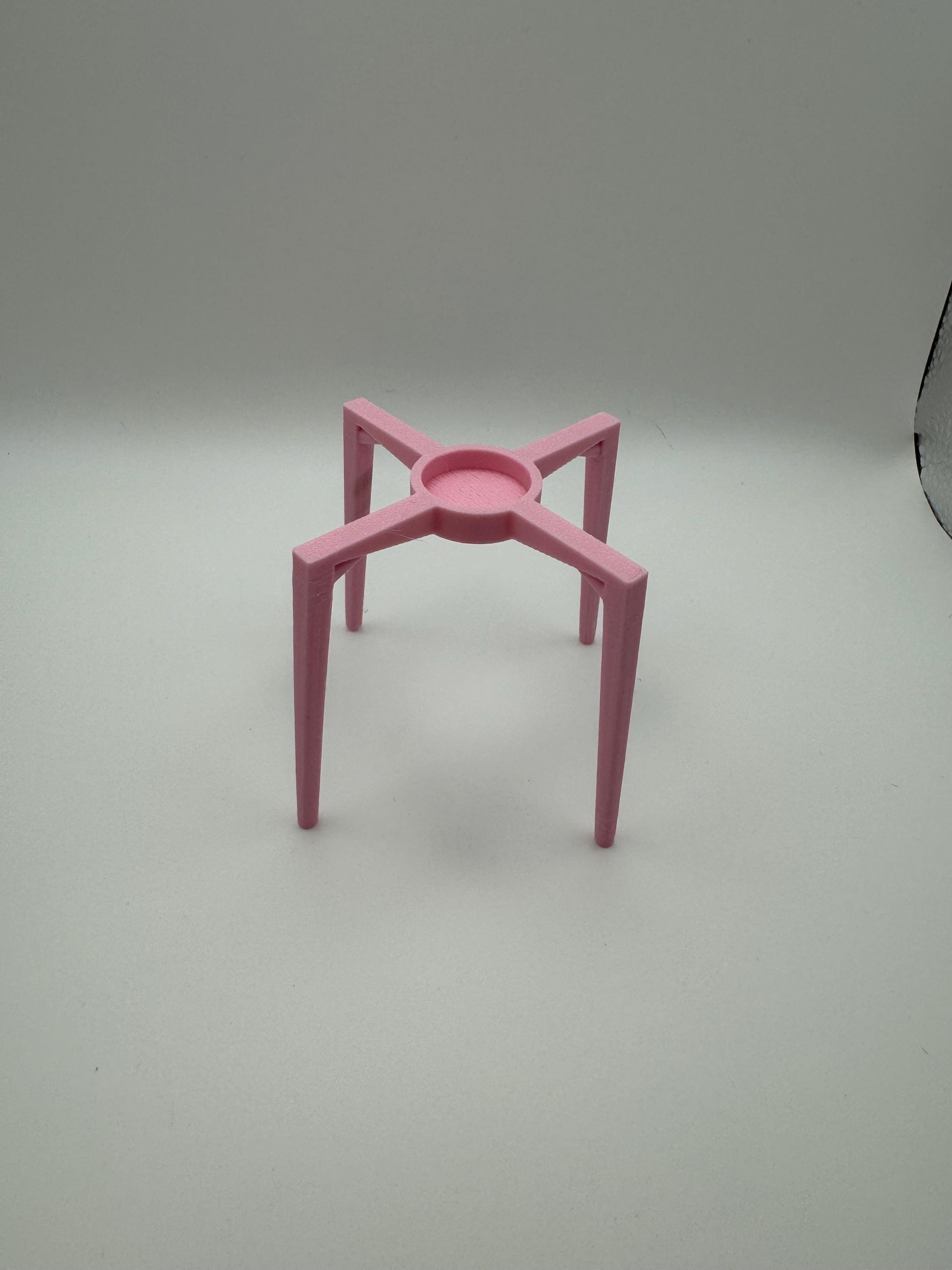 Miniature Diner Series Table Stand | 1:6 Scale Dollhouse Furniture | 3D ...