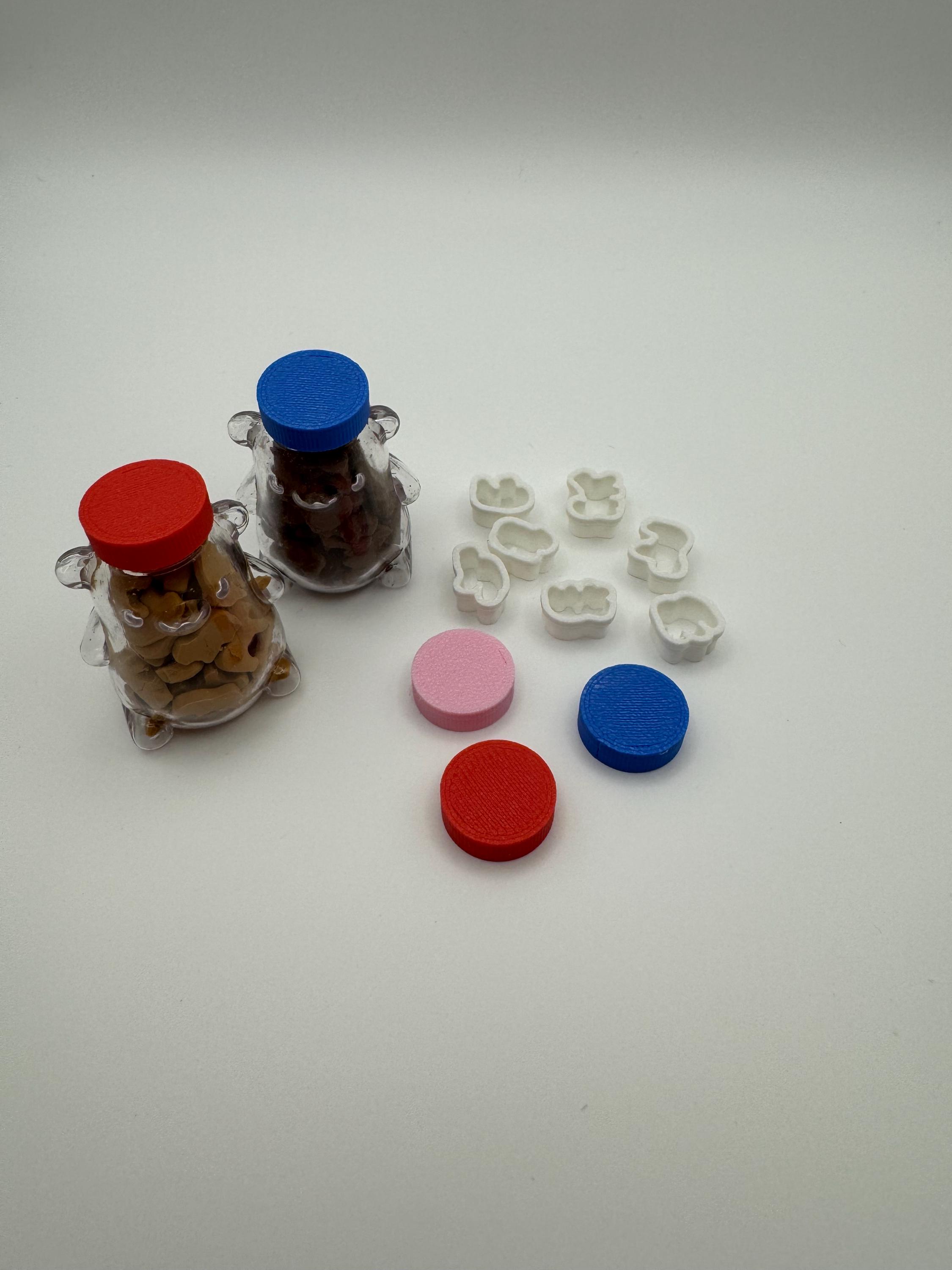 Miniature Animal Cracker Kit | 1:6 Scale Dollhouse Accessory | 3D ...