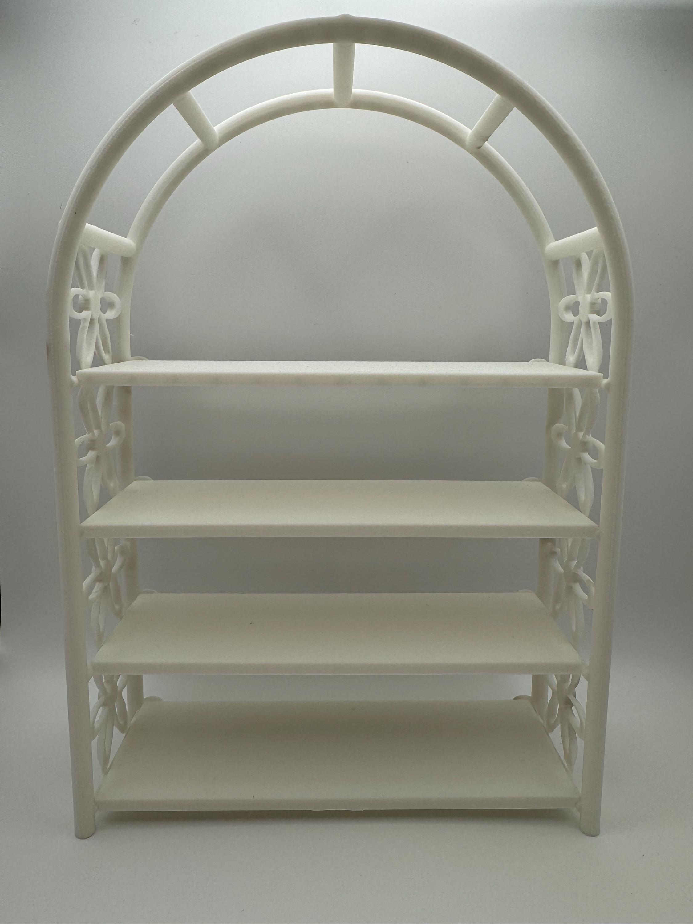 Miniature Arched Shelf | 1:6 Scale Dollhouse Furniture | 3D Printed ...
