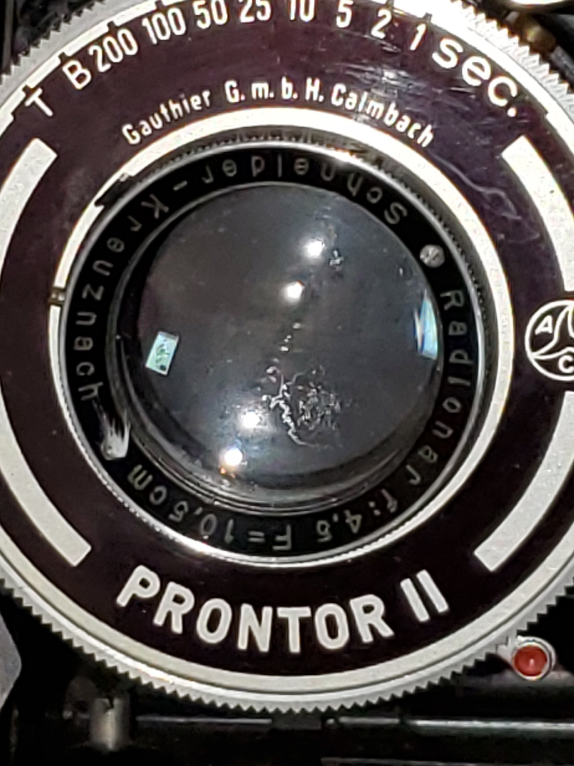Vintage Wirgin Folding Prontor II Camera & Caseschneider-kreuznach ...