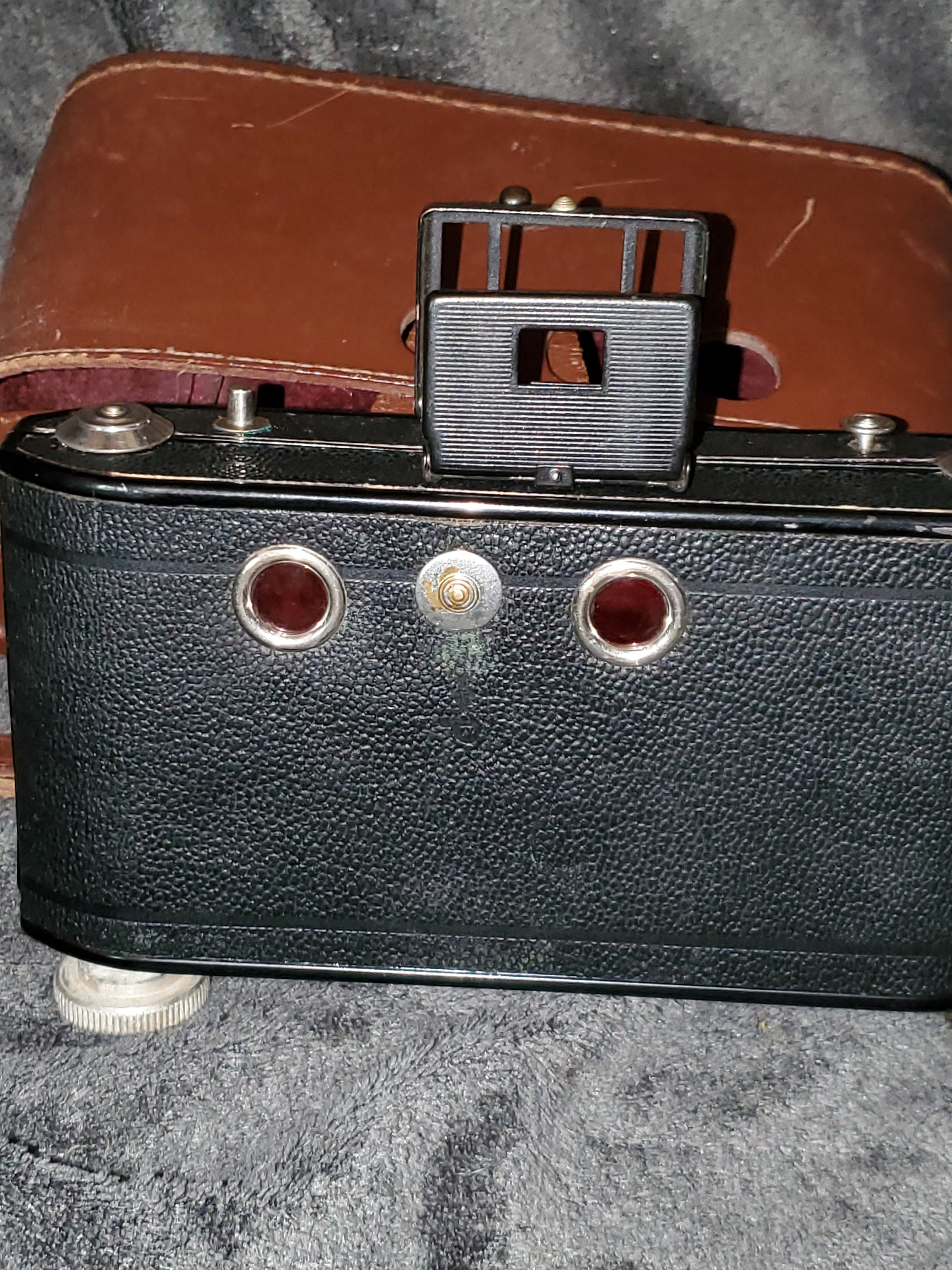 Vintage Wirgin Folding Prontor II Camera & Caseschneider-kreuznach ...