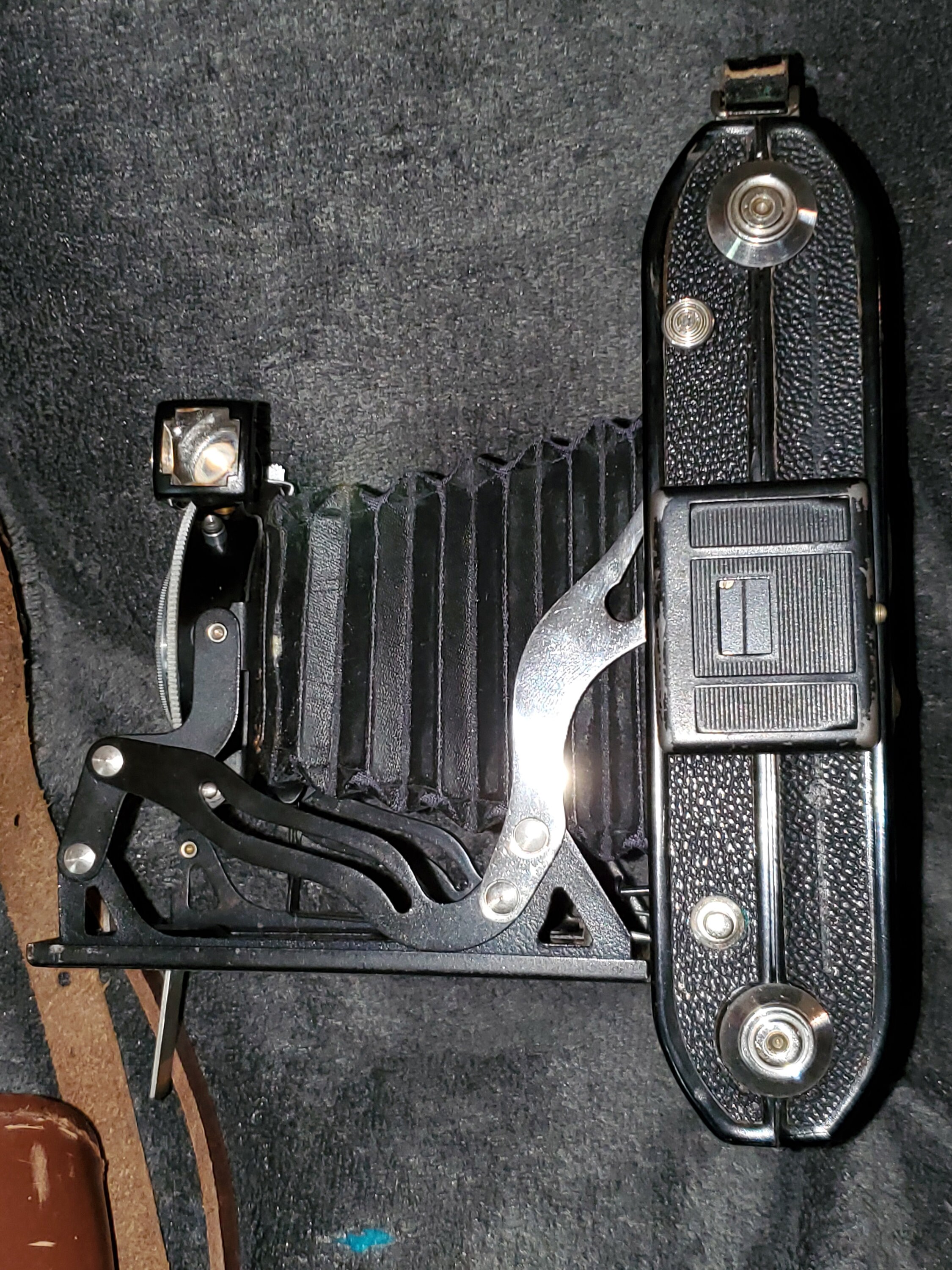 Vintage Wirgin Folding Prontor II Camera & Caseschneider-kreuznach ...