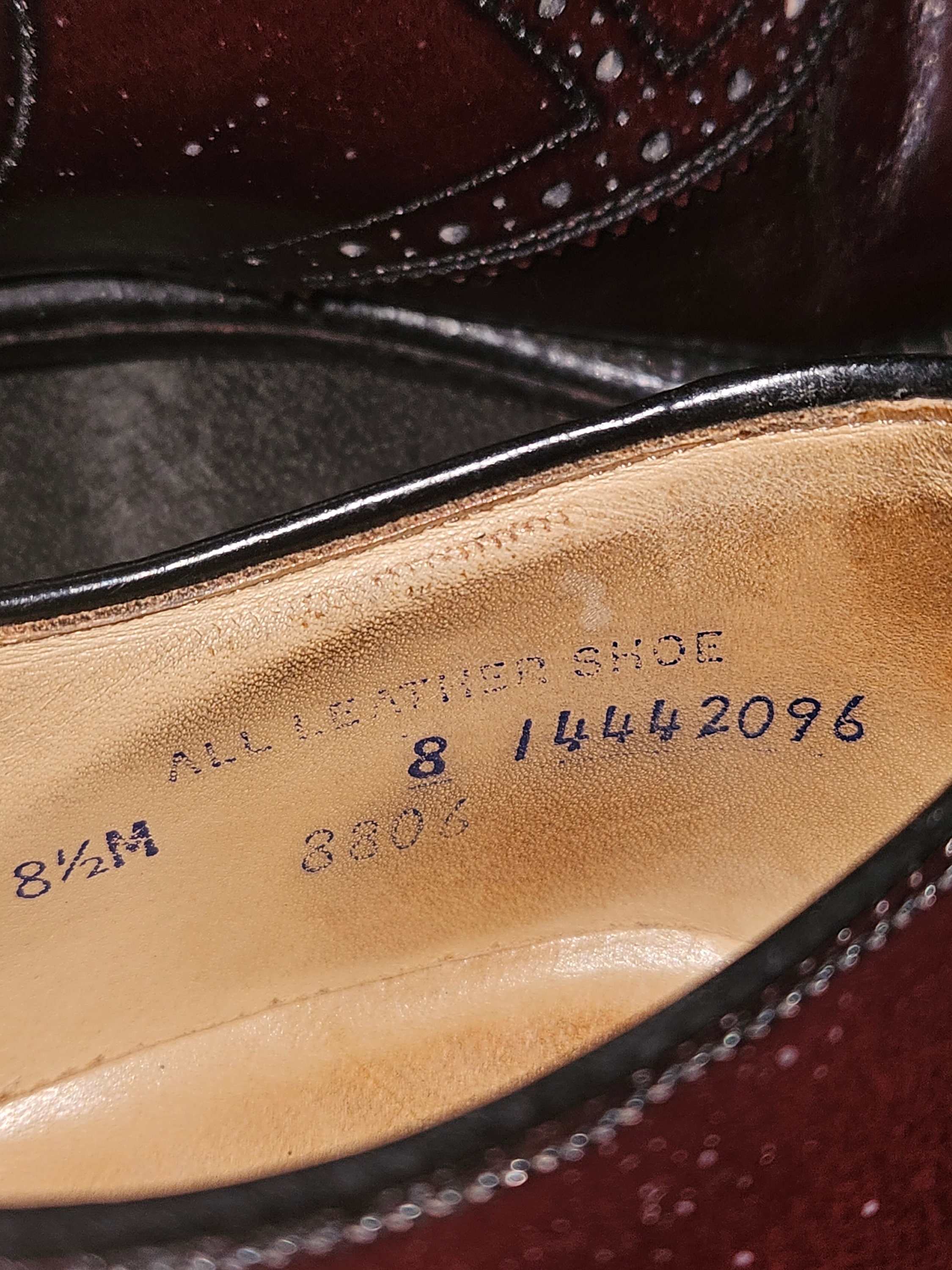 Vintage Austin Reed Dress Oxfords USA Mens 8.5 All Leather - Etsy