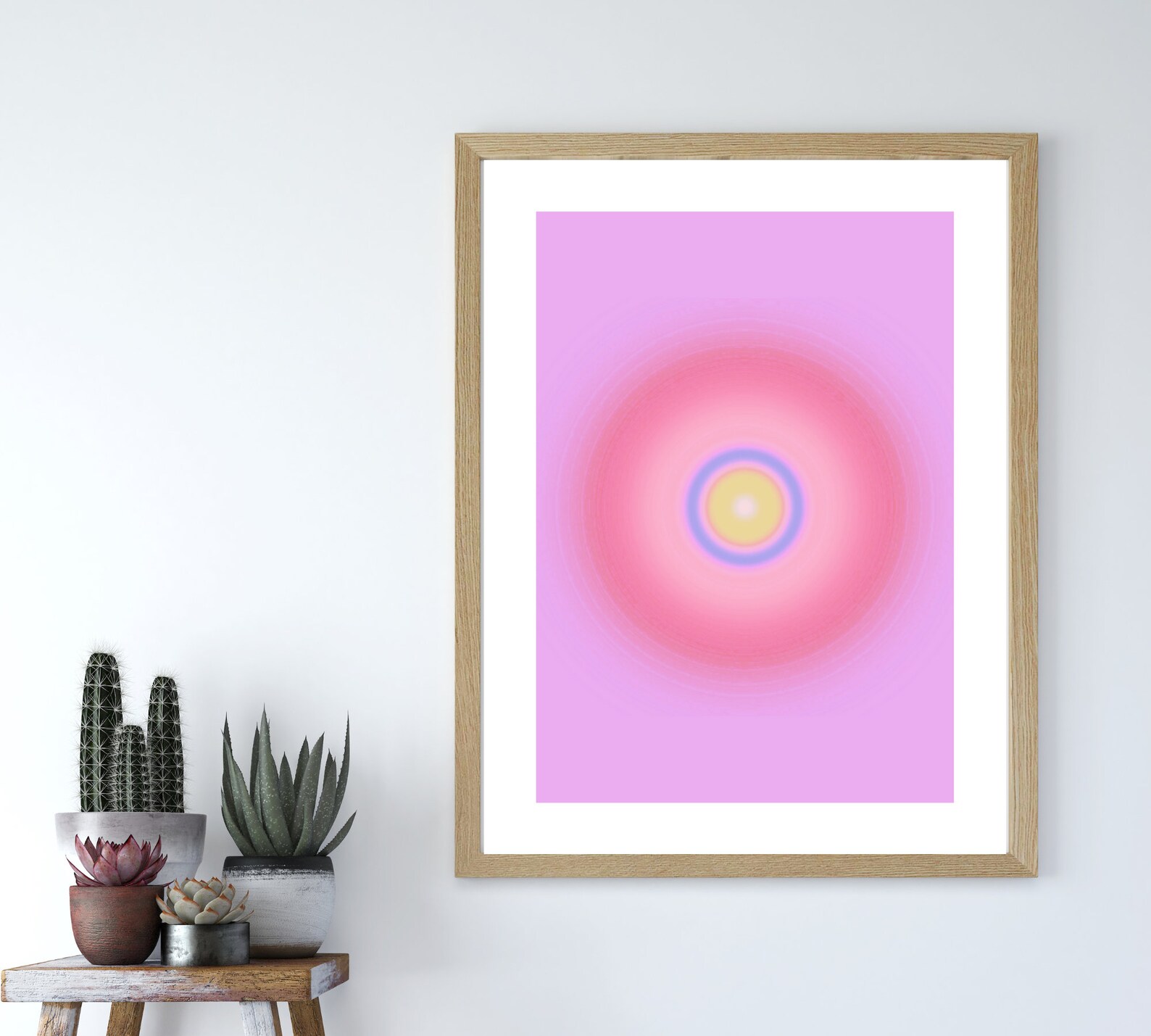 ANGEL AURA Print-gradient Aura Energy Print Pink Angel - Etsy