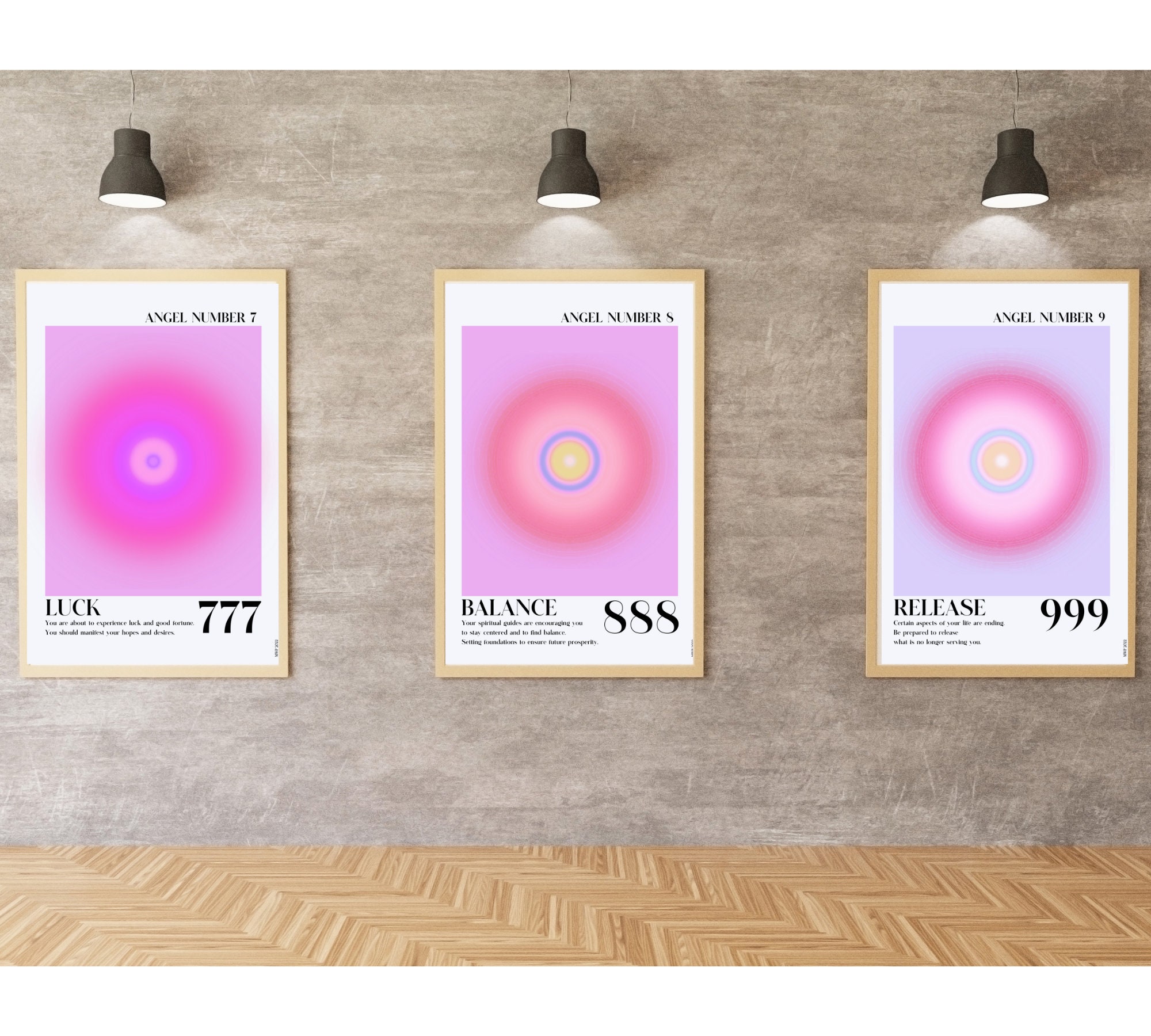 Angel Number 888 Balance-spiritual Aura Energy Mid Century - Etsy