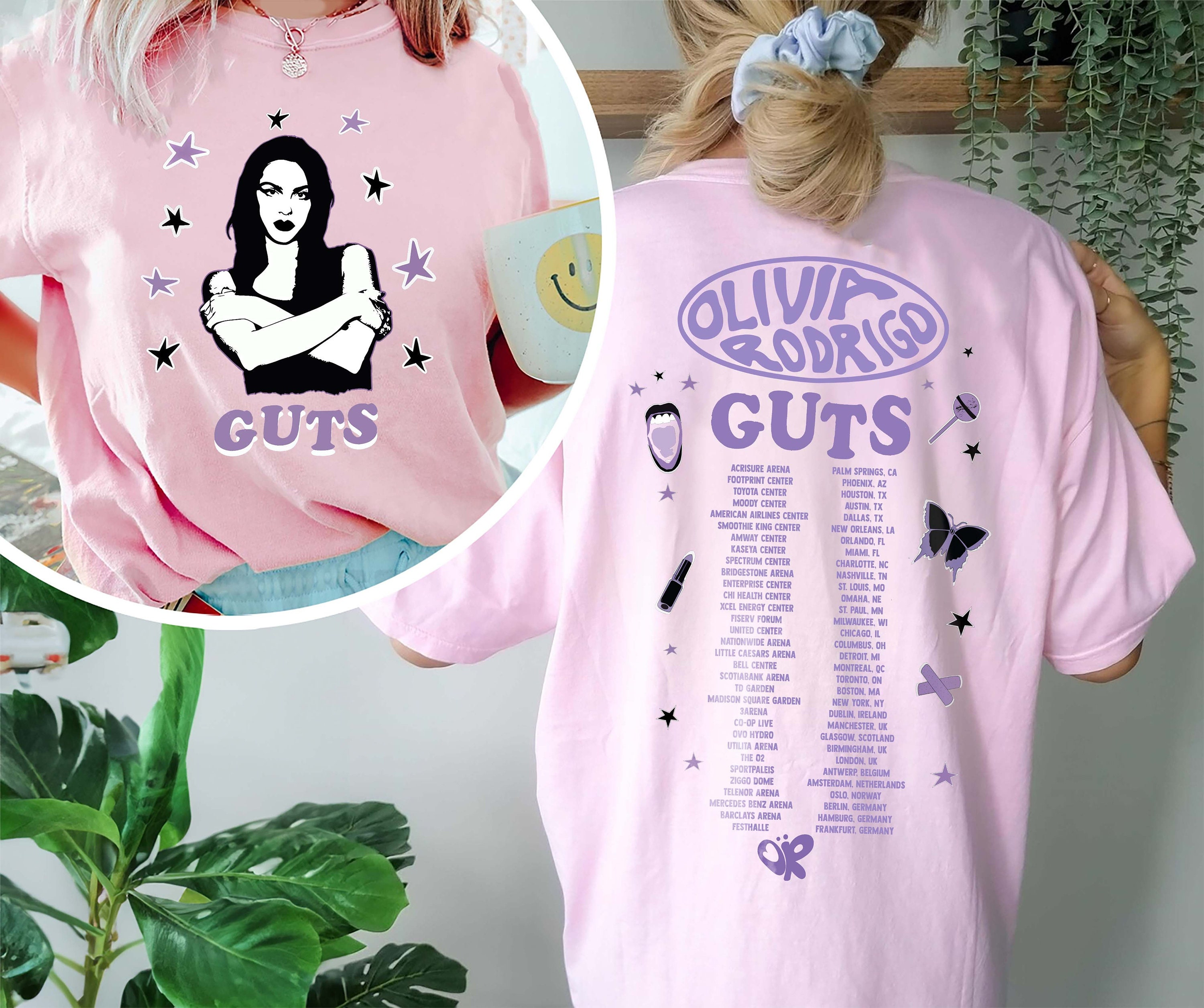 Olivia Rodrigo Guts , Olivia Rodrigo Guts Merch, Guts Tour 2024 , GUTS ...