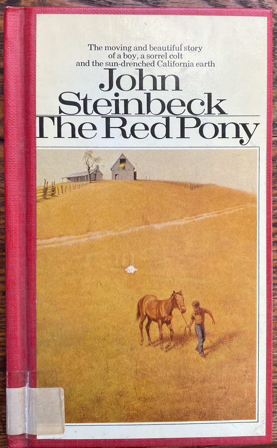 The Red Pony, John Steinbeck, 1976 Bantam Hardcover, Vintage Childrens ...