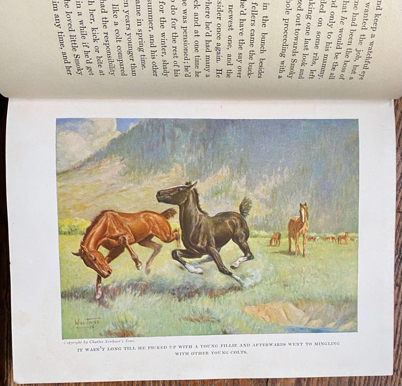 Smoky the Cow Horse, Written and Illustrated by Will James, Charles ...