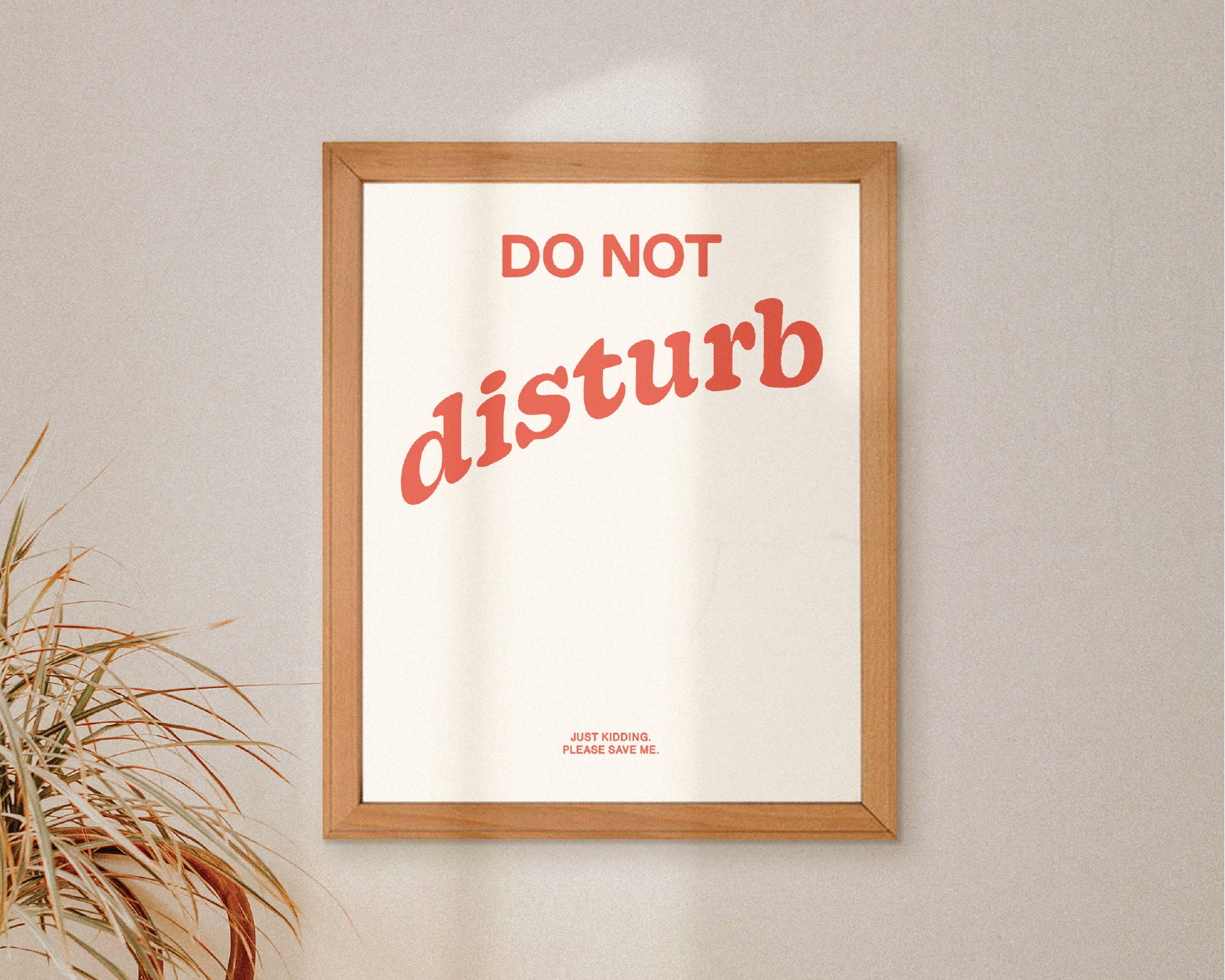 Do Not Disturb Retro Art Wall Print, Digital Download Print, Wall Decor ...
