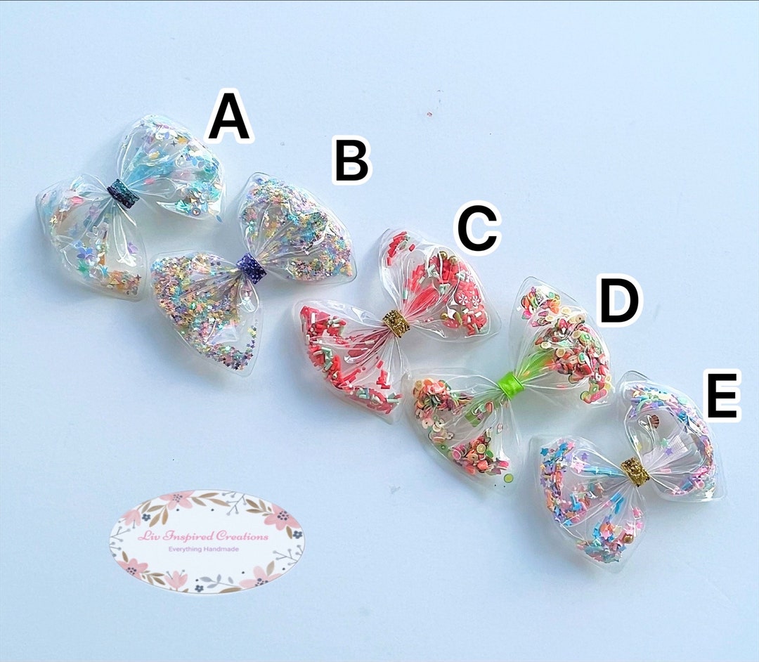 Magical Shaker Bows. Transparent Bows - Etsy