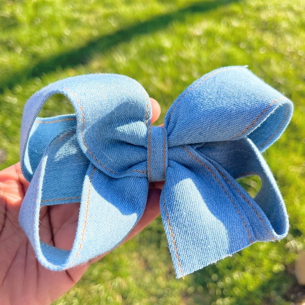 Light Blue Hair Bows - Etsy
