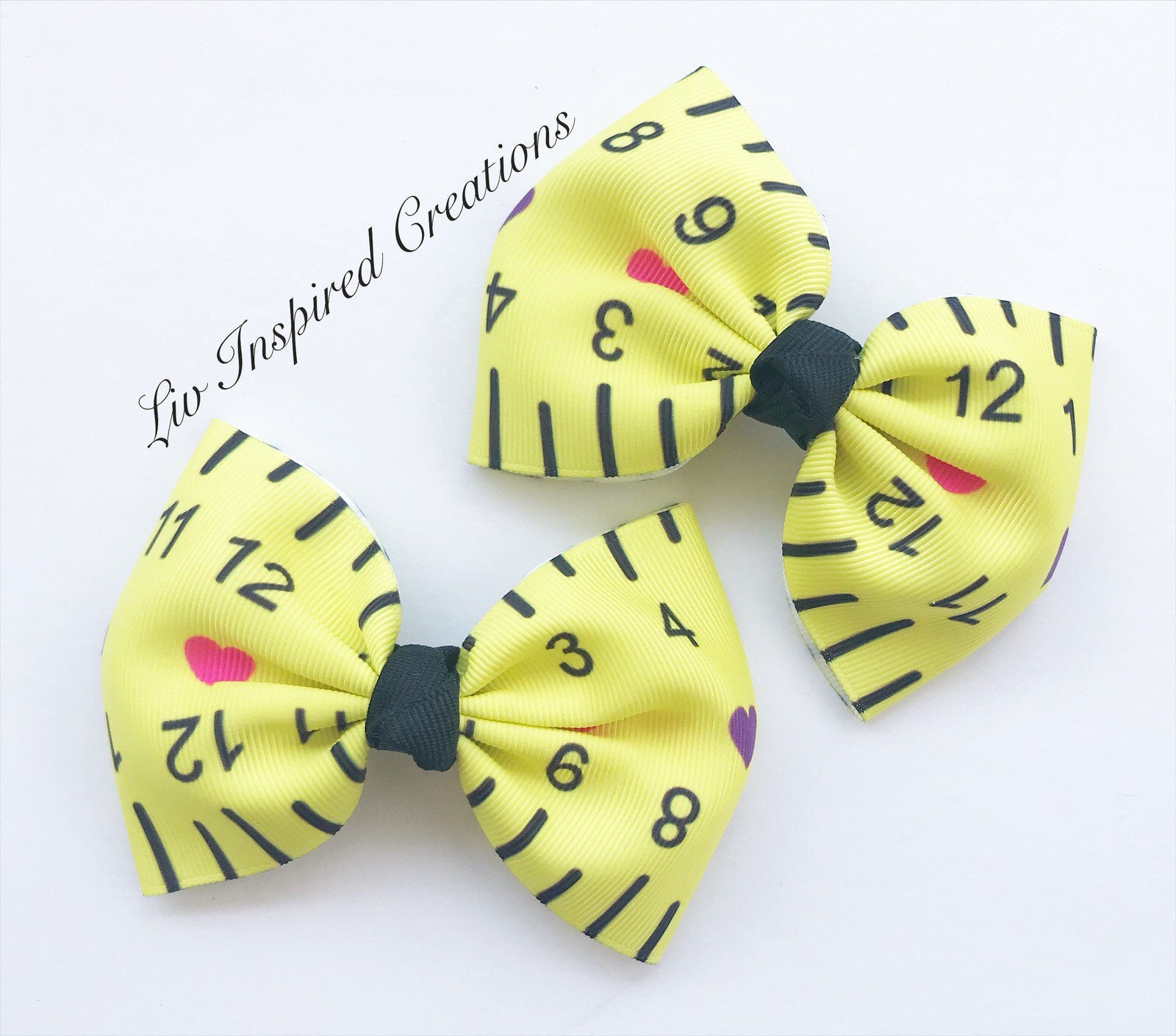 Ruler School Hair Bow. Back to School Bow - Etsy