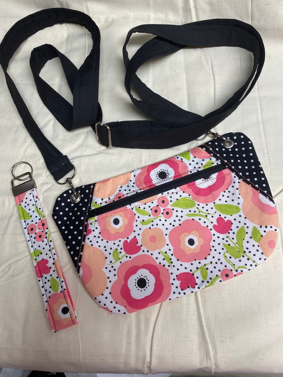 Flower Hip Pouch, With Wristlet to Match!! - Etsy