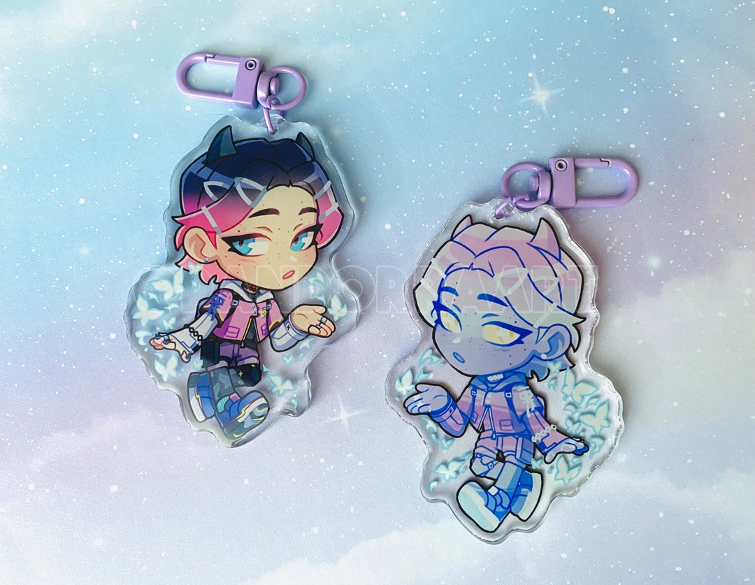 Clove Butterflies | Acrylic Charm, Keychain, Gun Buddy - Etsy