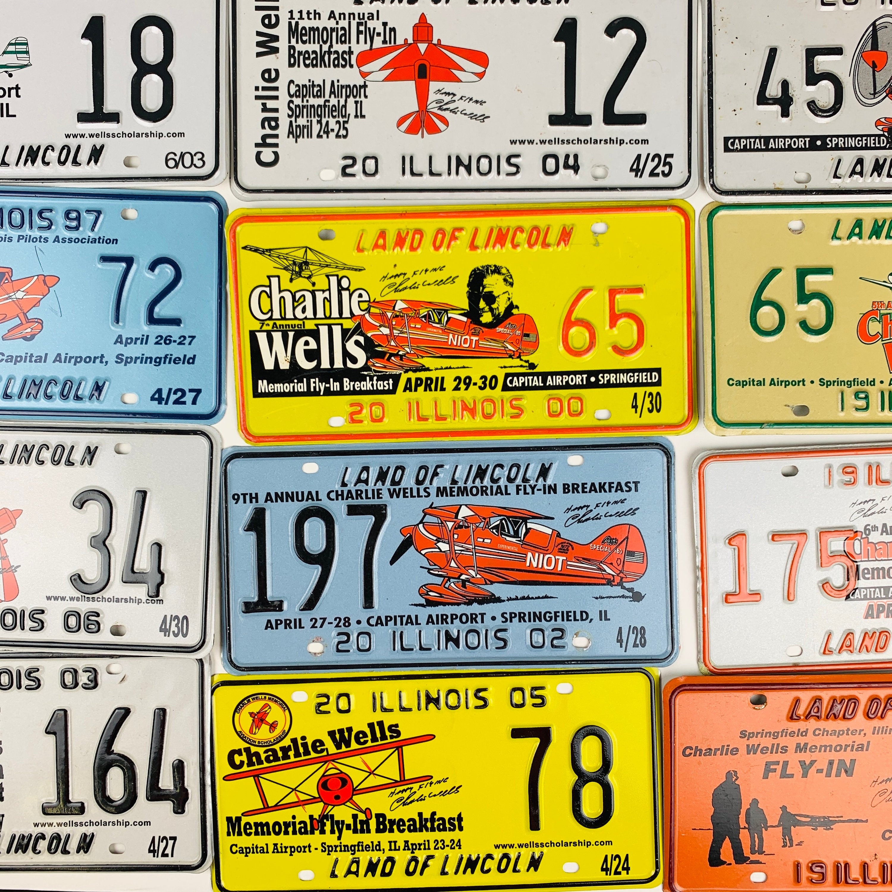 Airplane Picture License Plates for Fun Decoration or | Etsy