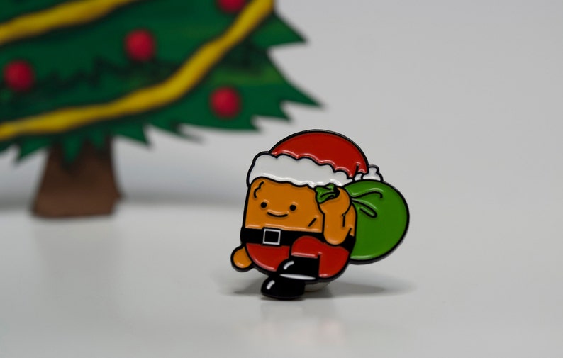 Santa Chicken Nugget Pins - Etsy