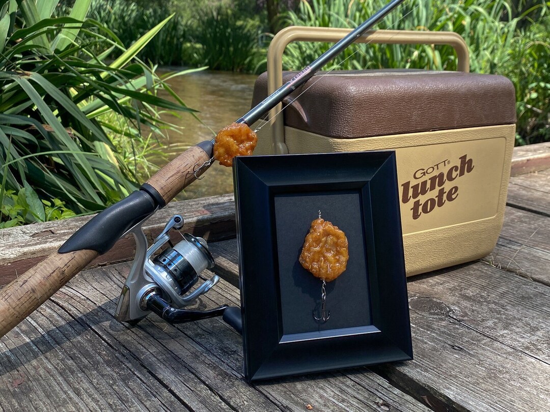 Real Chicken Nugget Fishing Lure - Etsy