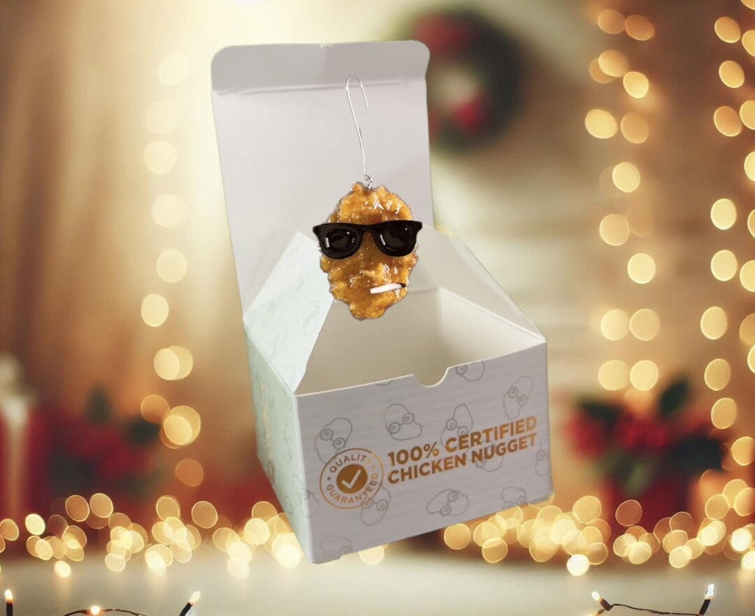 Thug Nug Ornament ( Real Preserved Chicken Nugget) - Etsy