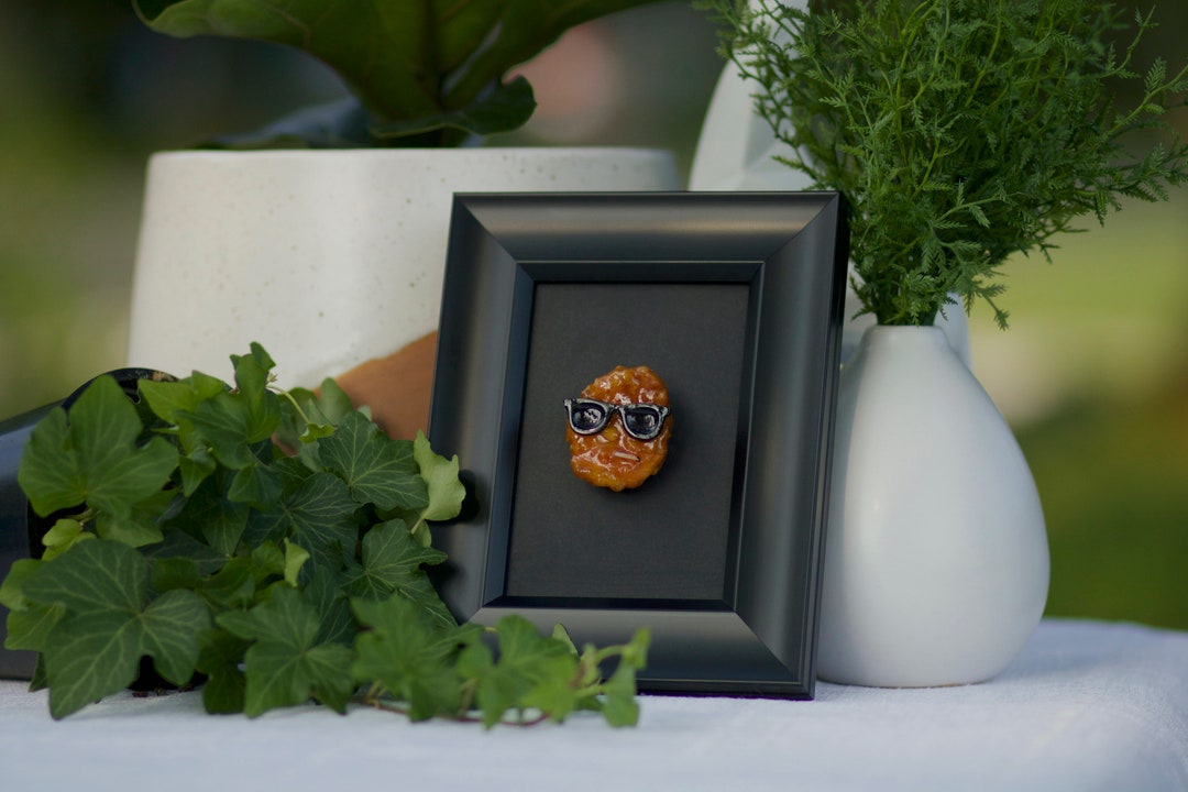 Nugget in A Frame (real Preserved Chicken Nugget) - Etsy