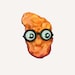 Thug Nug Necklace (real Preserved Chicken Nugget) Nuggy Buddy - Etsy