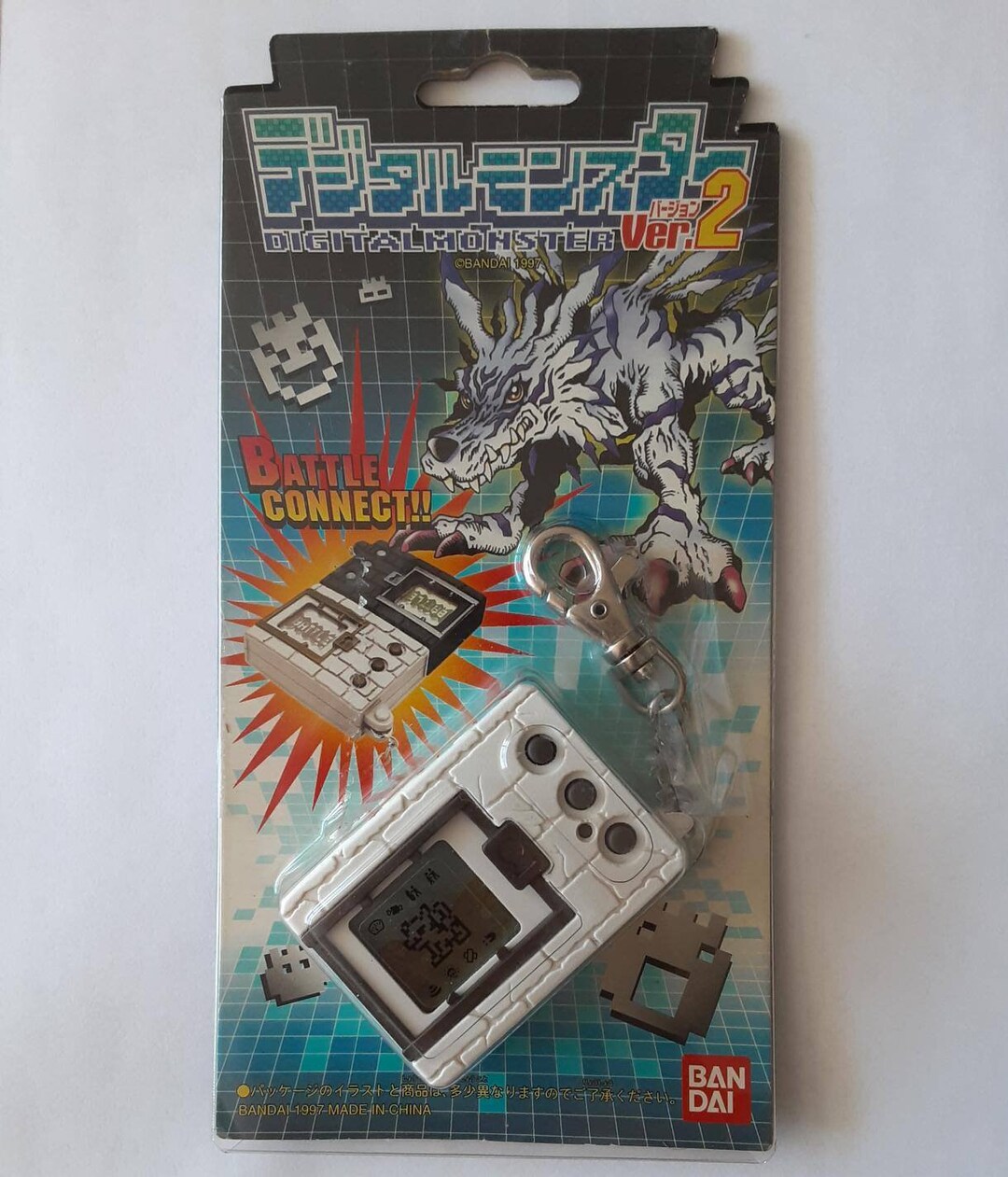 Digimon Digital Monster Version 2 White / Black With - Etsy