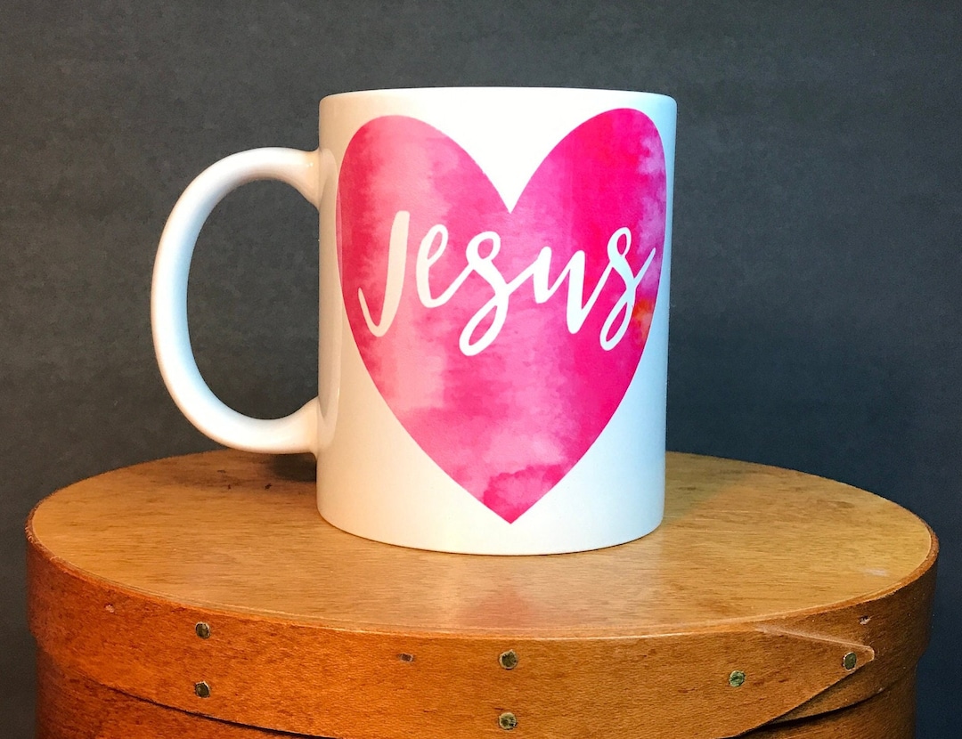 Watercolor Love Yeshua Jesus Mug - Messianic Mug / Christian Mug 12oz ...