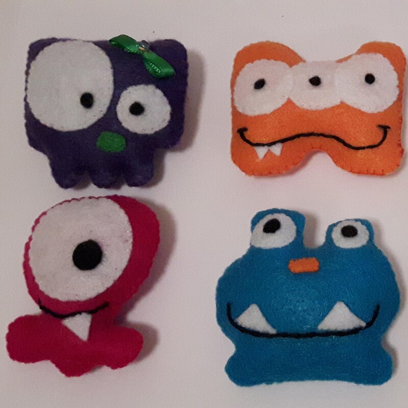 Felt Monsters - Etsy